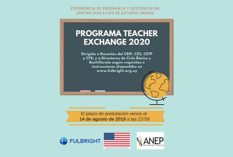 Programa Teacher Exchange 2020 - Comisión Fulbright Uruguay